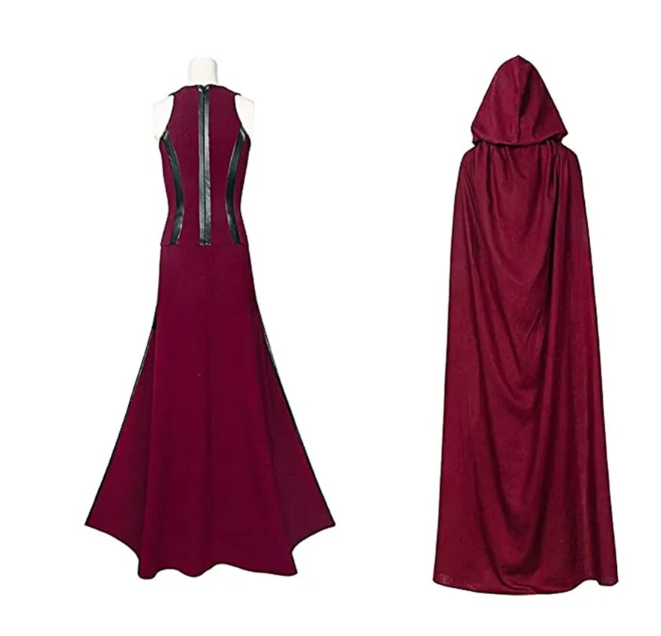 Scarlet Witch Cosplay Ensemble: Wanda Maximoff's Mystical Attire ...